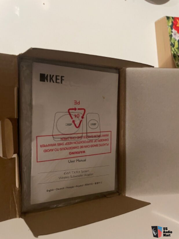 Open Box KEF KC 62 subwoofer and KW1 Add-on Wireless Adapter Kit Photo ...