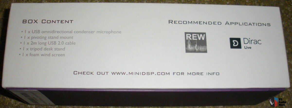 miniDSP UMIK-1 microphone (great for measurements, recording and ...