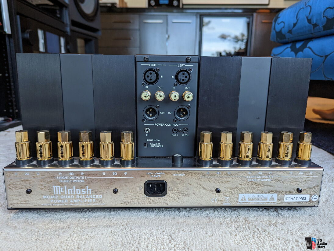McIntosh MC452 Amp One Owner / Low Hours Photo #4437237 - US Audio Mart