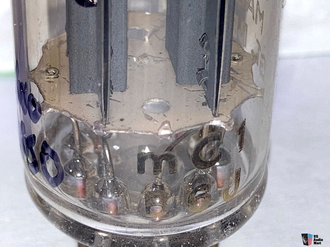 1956 Mullard Blackburn 12AX7 ECC83 Pin Tubs, Matched Pair, NOS Testing ...