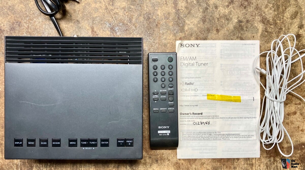 Sony XDR-F1HD Stereo Tuner Photo #4439194 - US Audio Mart