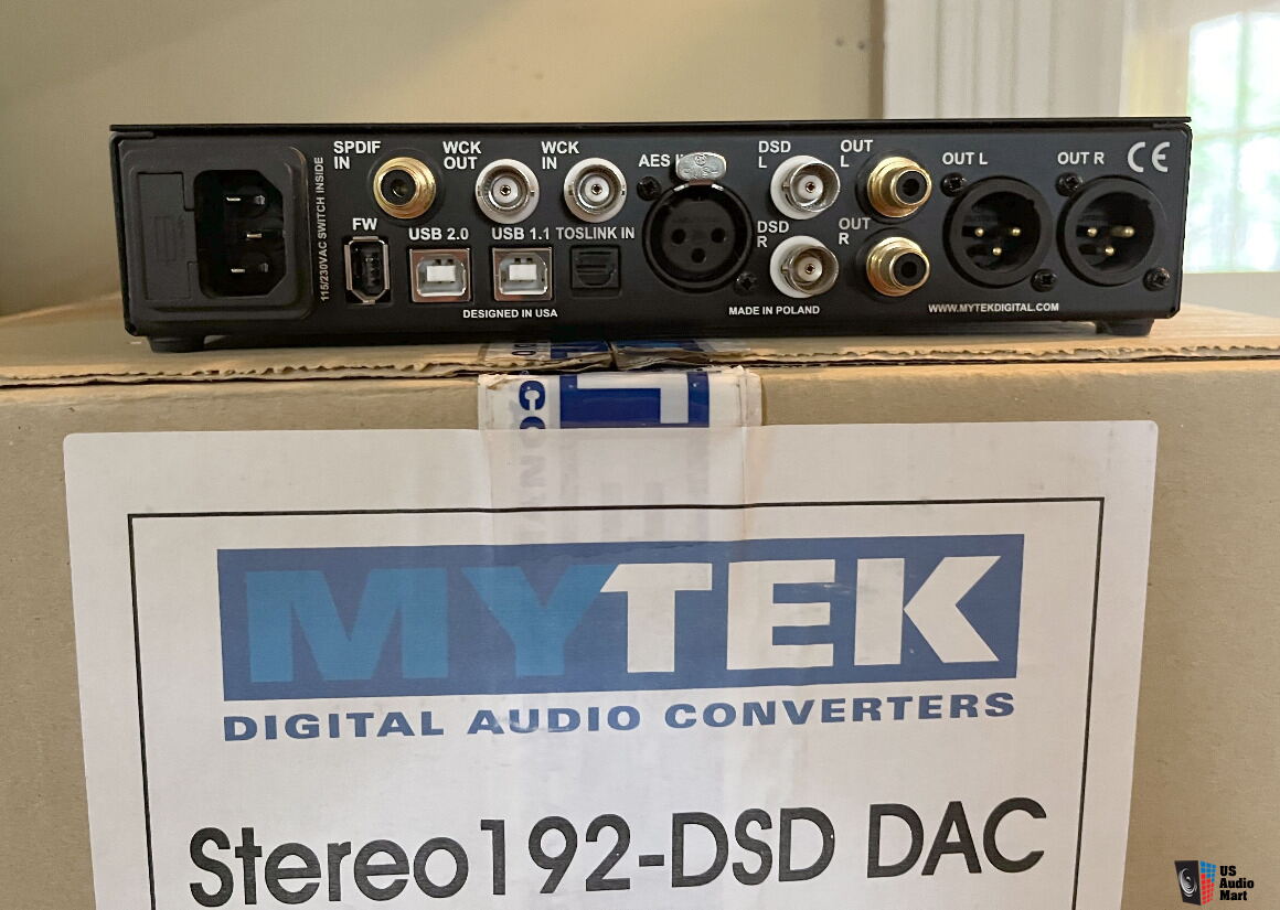 Mytek Stereo DSD 192 DAC Mastering For Sale - US Audio Mart