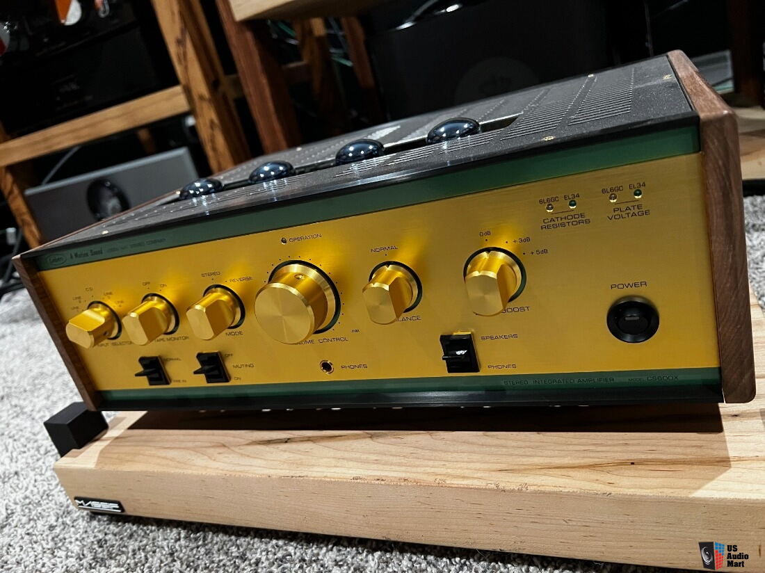 Leben CS600X Tube Integrated Amplifier w/upgrade tubes. MINT. Made 11/ ...