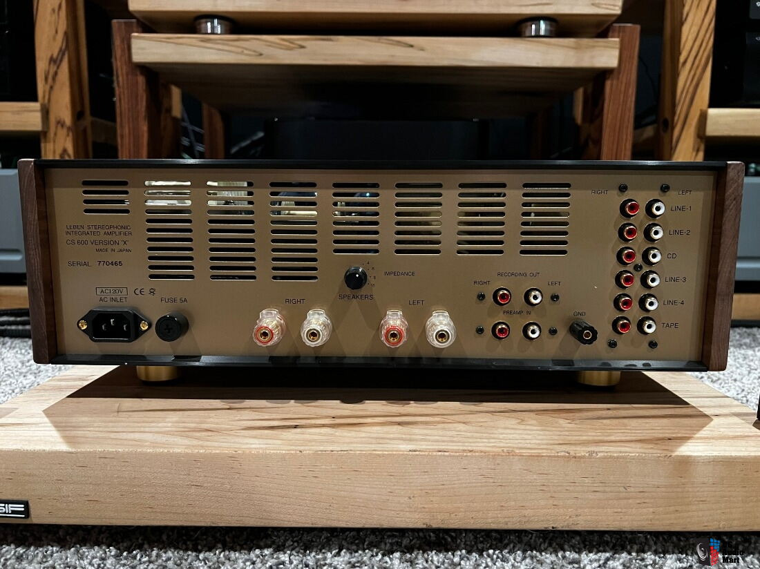 Leben CS600X Tube Integrated Amplifier w/upgrade tubes. MINT. Made 11/ ...