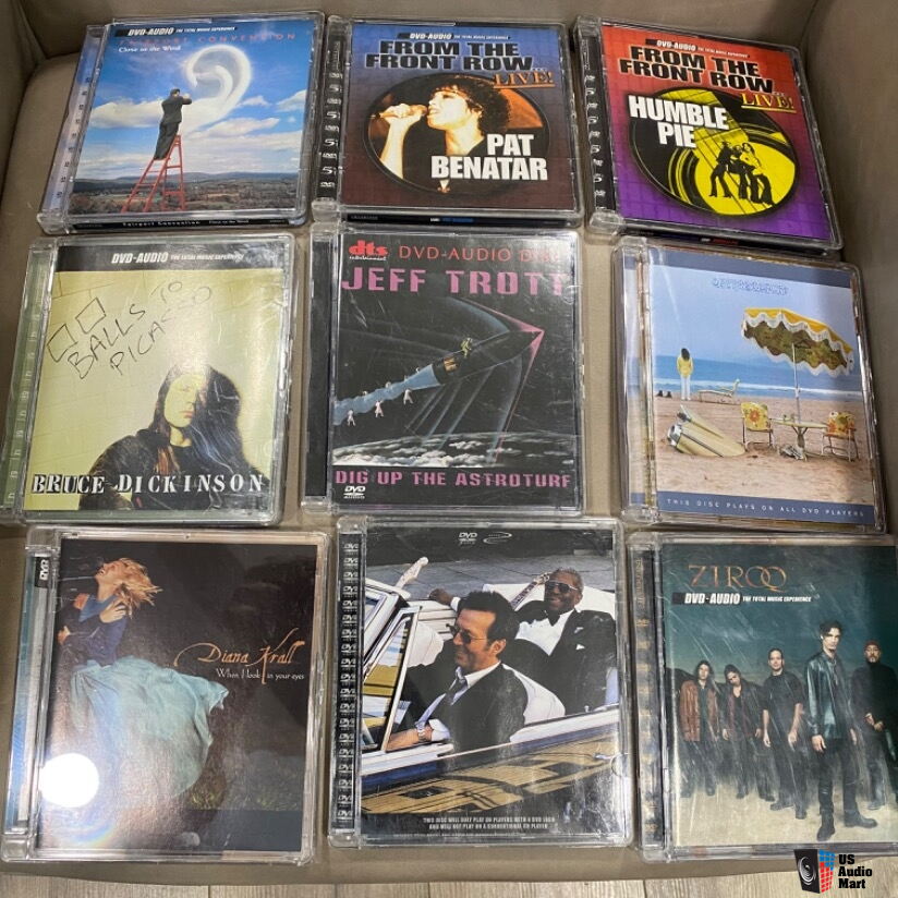 Large LOT - Audiophile & Exotic SACD MULTICHANNEL DVD AUDIO RARE Highly ...