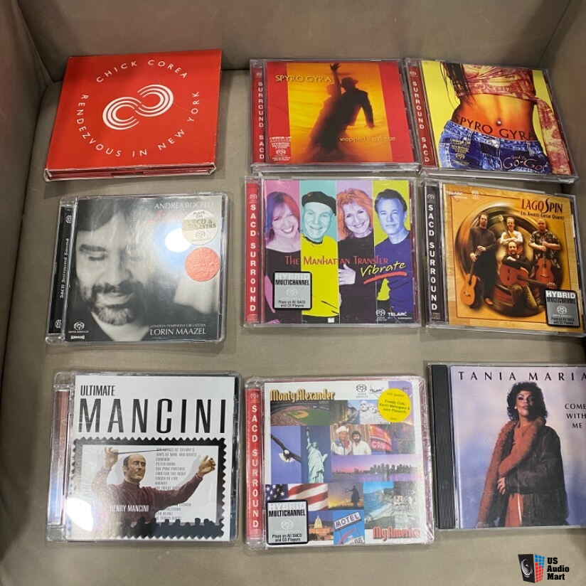 Large LOT - Audiophile & Exotic SACD MULTICHANNEL DVD AUDIO RARE Highly ...