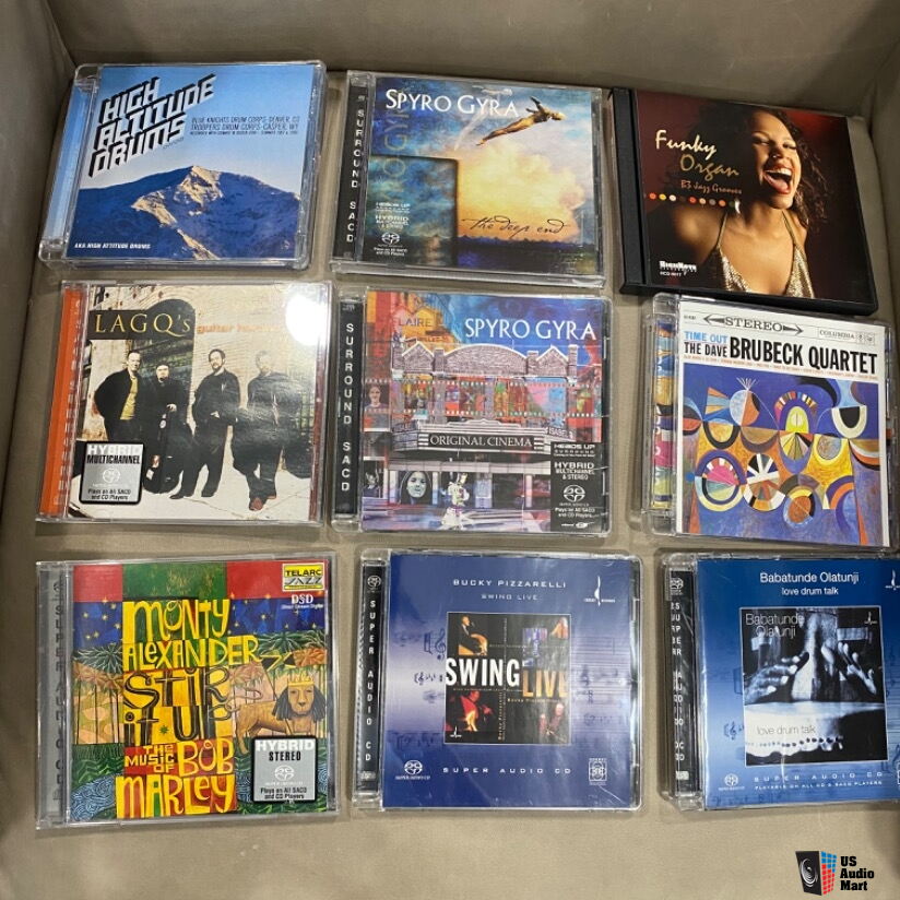 Large LOT - Audiophile & Exotic SACD MULTICHANNEL DVD AUDIO RARE Highly ...