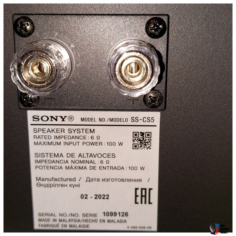 Sony SS-CS5 Bookshelf Speaker (Pair) Photo #4442591 - US Audio Mart