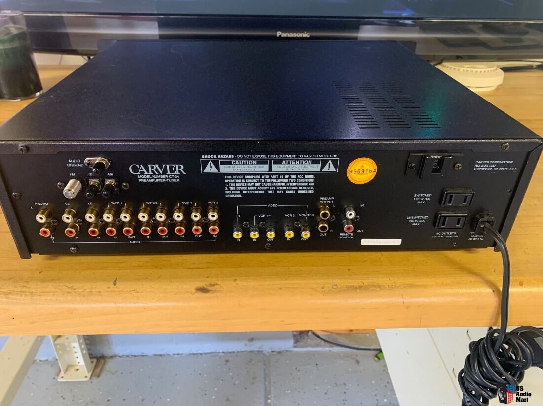 Carver CT-24 Tuner Preamplifier Nice! Photo #4442785 - US Audio Mart