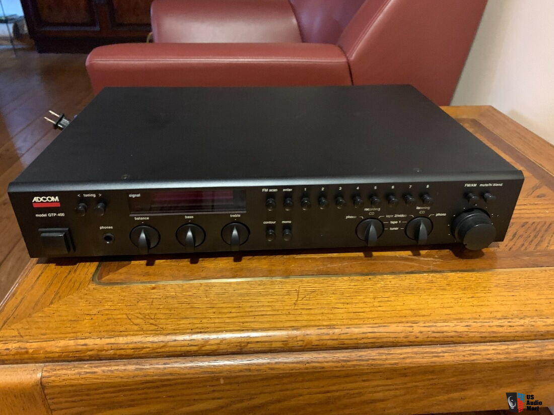 Adcom GTP-400 Tuner Preamplifier Nice! Photo #4442819 - US Audio Mart