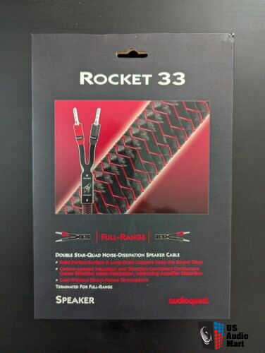 AudioQuest Rocket 33 Speaker Cable (pair) 10 Feet Dealer Ad - US Audio Mart