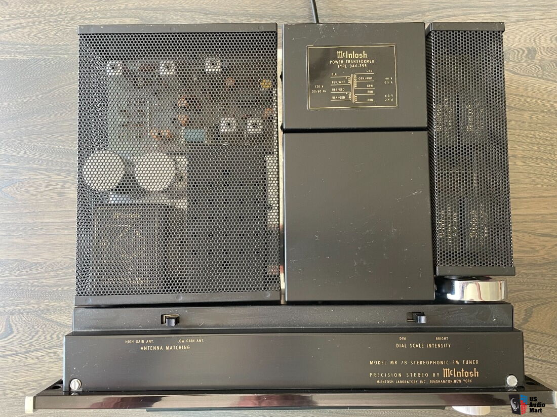 McIntosh MR 78 Tuner with Original Cabinet Photo #4444471 - US Audio Mart