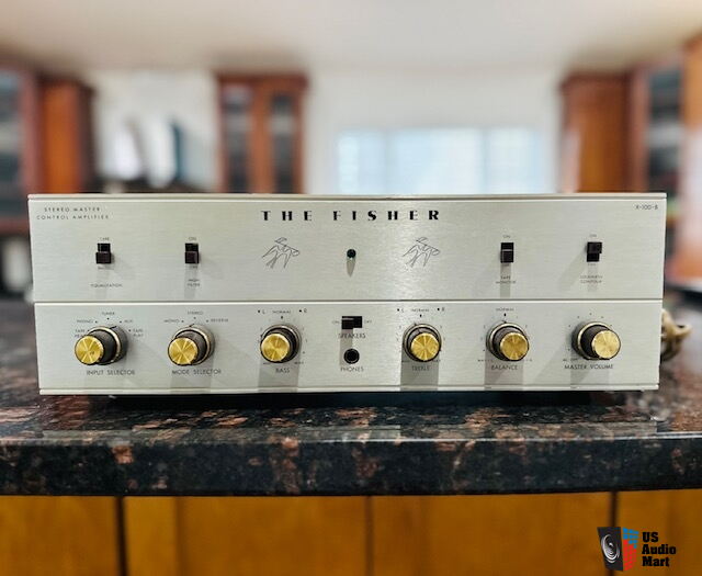 The Fisher X100B fully restored vintage tube amplifier Photo #4445096 ...