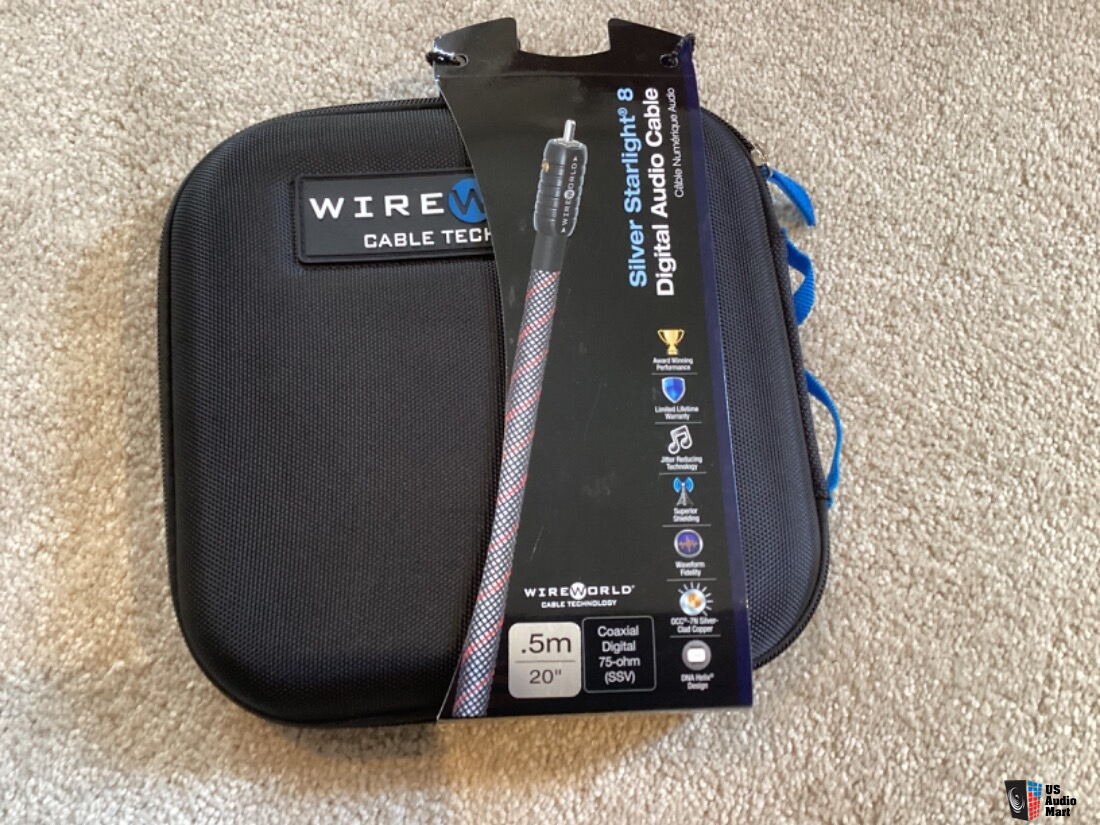 Wireworld Silver Starlight 8 Digital Audio Cable 0.5m Photo #4447672 ...