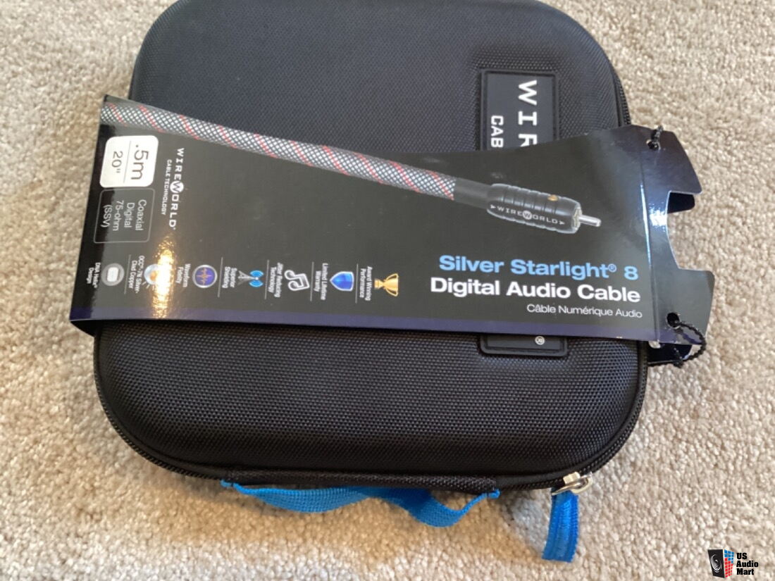 Wireworld Silver Starlight 8 Digital Audio Cable 0.5m Photo #4447673 ...