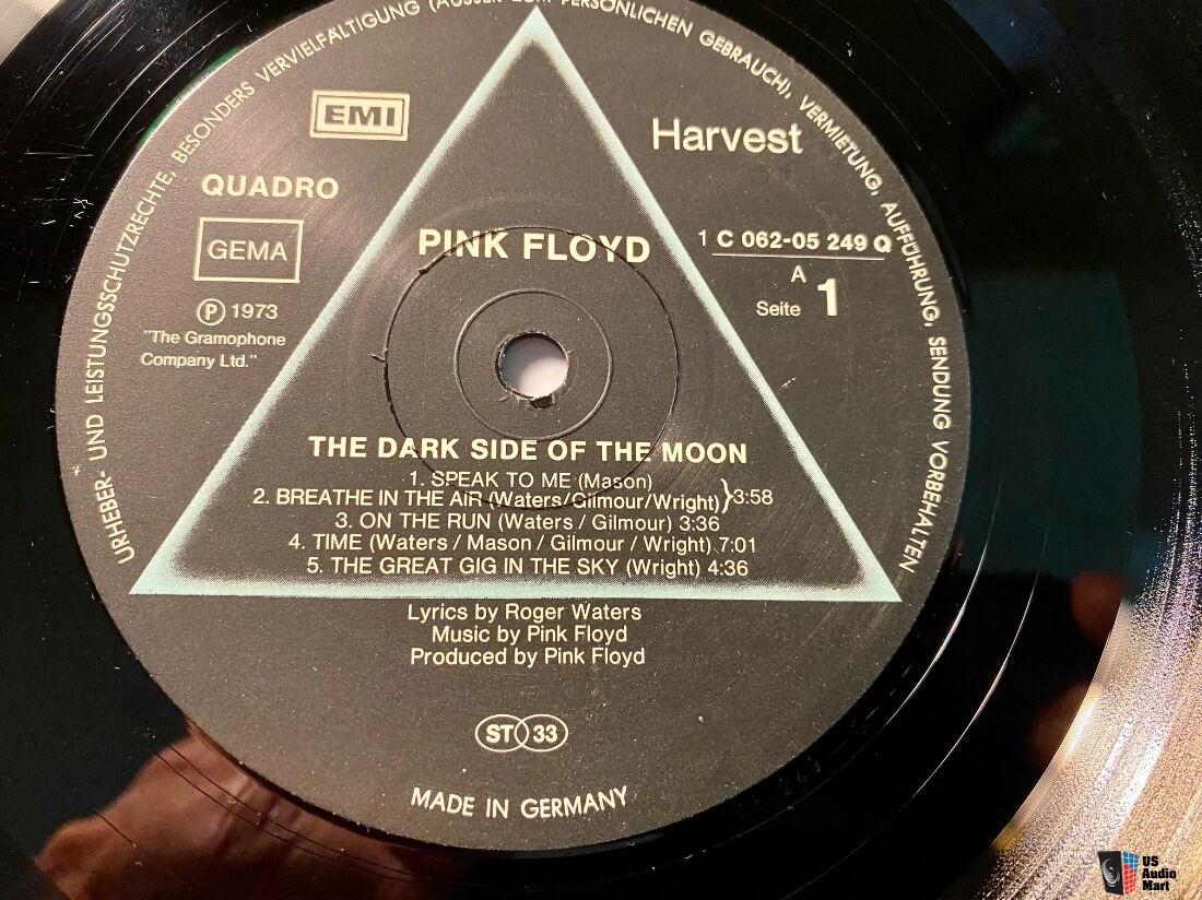 Pink Floyd "The Dark Side of the Moon Quadrophonie" from 1973 Photo ...