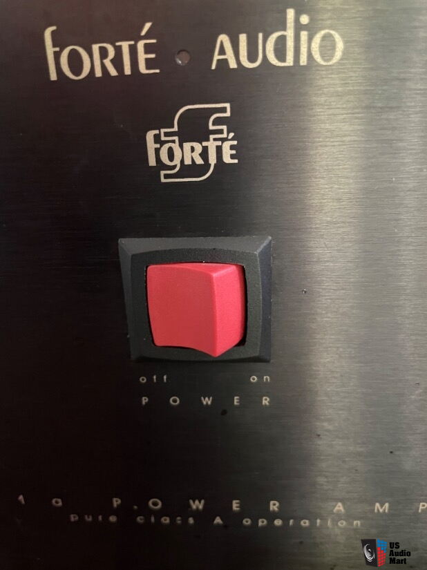 FORTE MODEL 1A - Power Amp (Class A @ 50 w/ch - Fully Modded Nelson ...