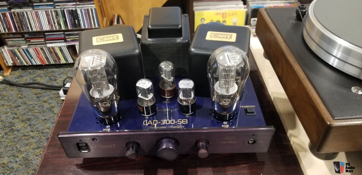 Original Cary CAD-300-SEI a 300b -6sn7 integrated. Wonderful Blue ...