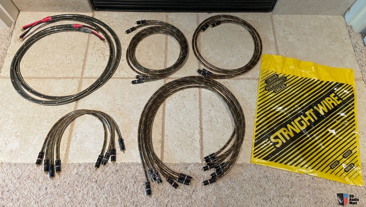 Straightwire Virtuoso IC and speaker cable set, package deal For Sale ...