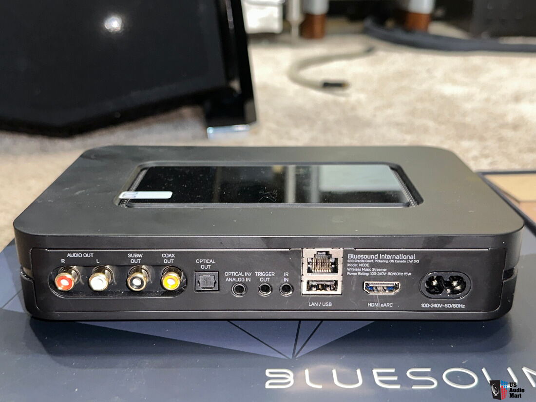BlueSound NODE streamer, original owner, original box, manual, power ...