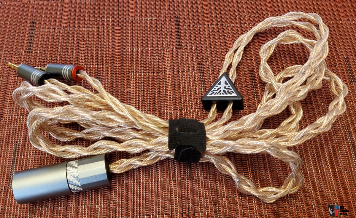 Norne Silvergarde S3C (pure silver) Headphone Cable, 6 ft, 3.5 mm, 4 ...
