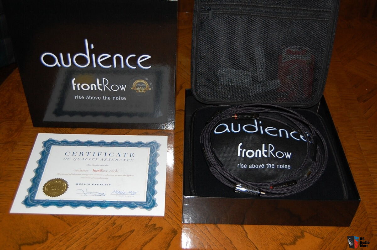 Audience Front Row RCA Interconnects 1.5M Photo #4458503 - US Audio Mart