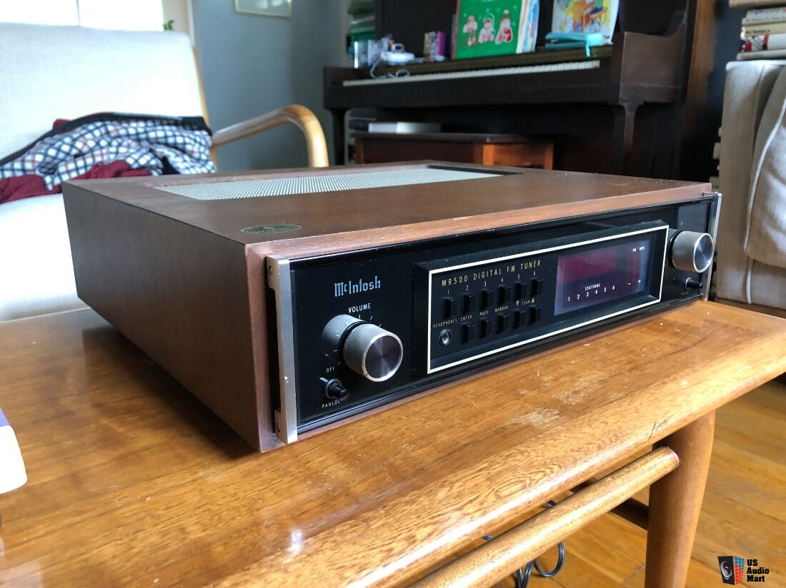 McIntosh MR-500 digital radio tuner with wood case Photo #4458568 - US ...