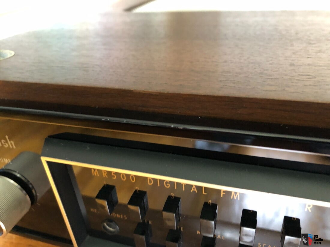 McIntosh MR-500 digital radio tuner with wood case Photo #4458567 - US ...