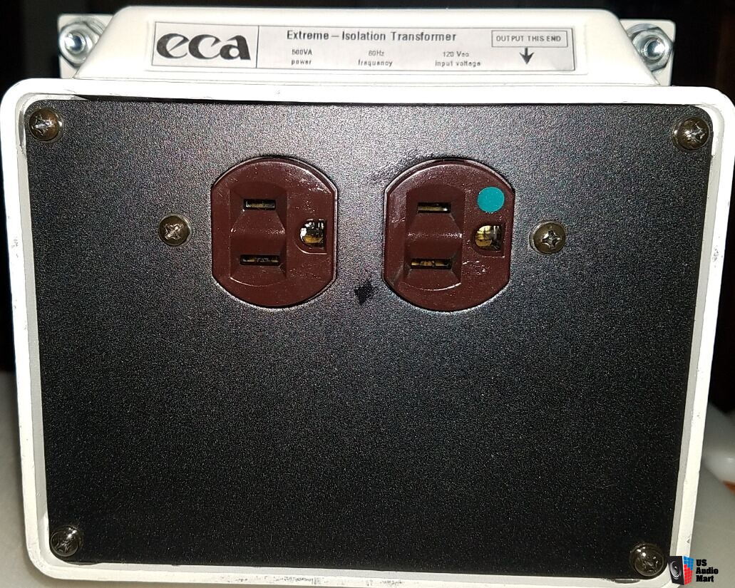 ECA Extreme Isolation Transformer 500 VA, Balanced Power Out, Acme Fuse ...
