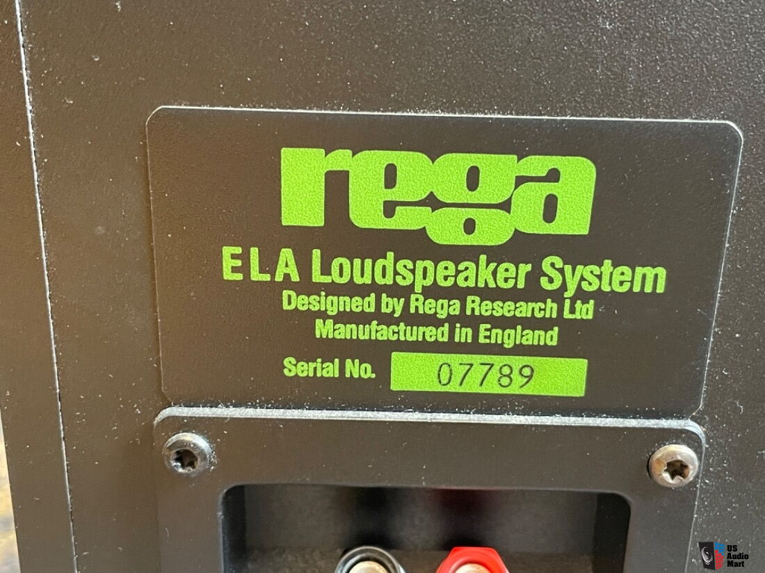 Rega, ELA Series One "Rare Shockingly Great Small Towers Photo #4461527 ...