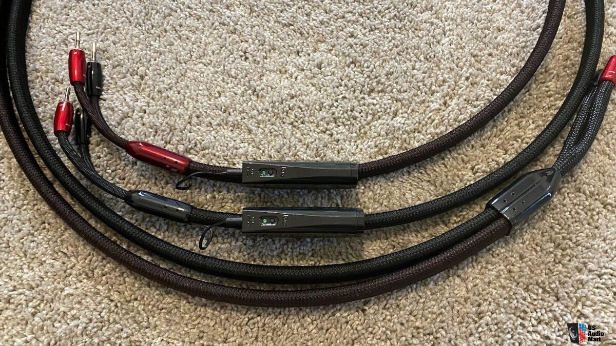 AudioQuest 8ft William Tell Zero BiWire Combo (Zero + Bass) w/ Banana ...