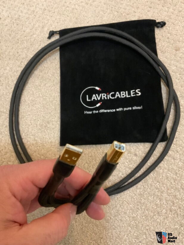 Lavricables LAVRI MASTER 20 Core Dual Silver USB Cable (1 meter) Photo ...