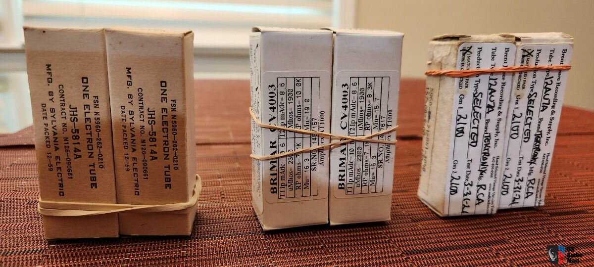 NOS Tubes - 12AU7 ECC82 CV4003 CV4034 - Matched and Unused Photo ...