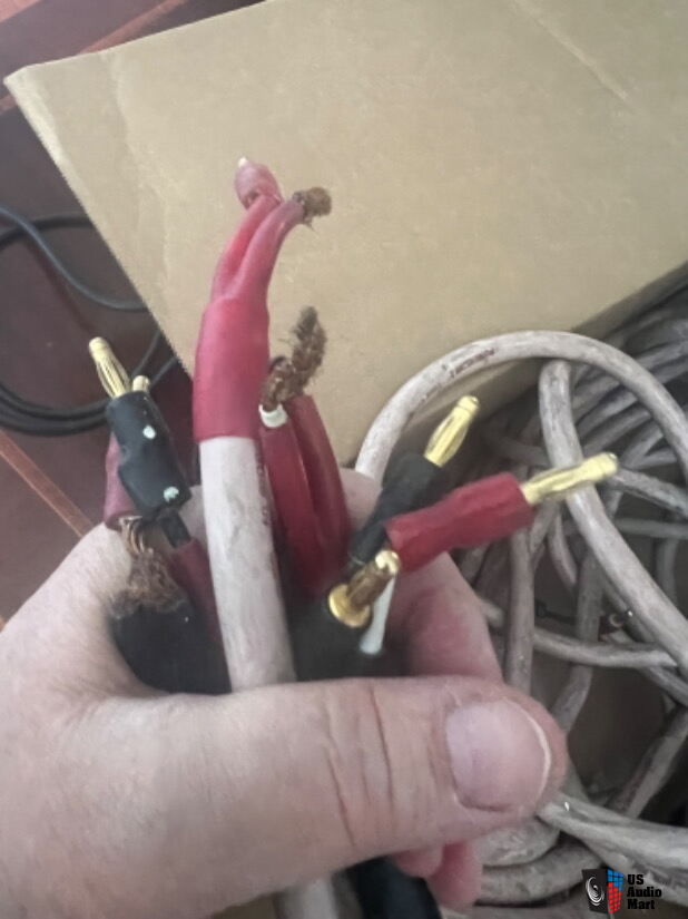 For powerline precision speaker, cable made my monster cable with ...