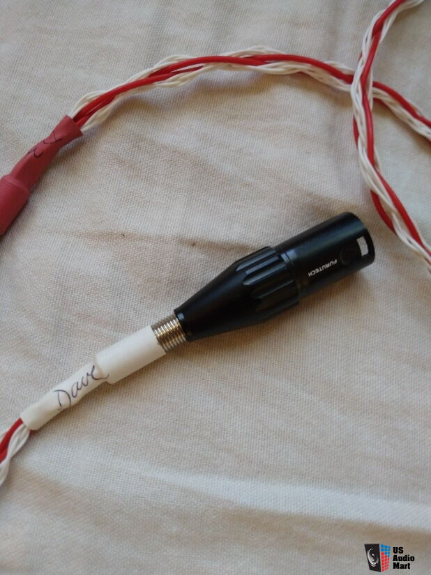 Dave's Cables ONE PAIR D3 Balanced with Furutech XLR UPOCC Silver/Gold ...