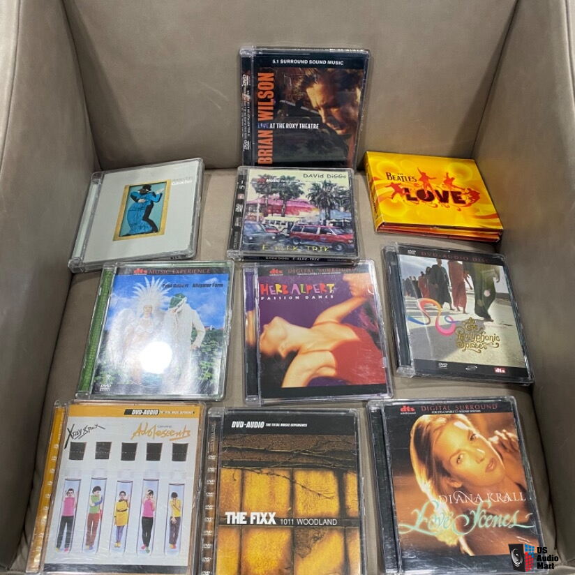 Large LOT - Audiophile & Exotic SACD MULTICHANNEL DVD AUDIO RARE Highly ...