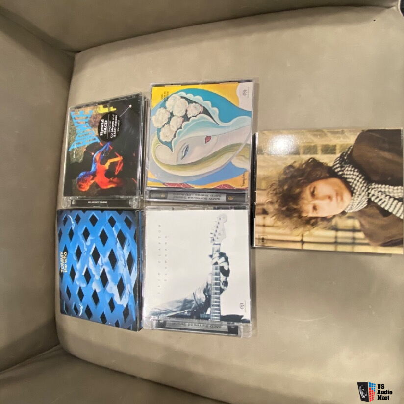 Large LOT - Audiophile & Exotic SACD MULTICHANNEL DVD AUDIO RARE Highly ...
