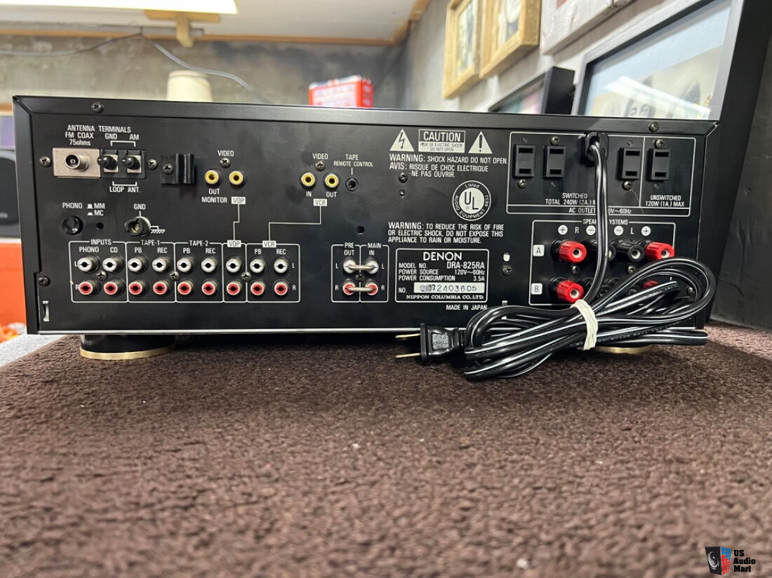Denon DRA-825RA Integrated Amplifier Photo #4467606 - UK Audio Mart