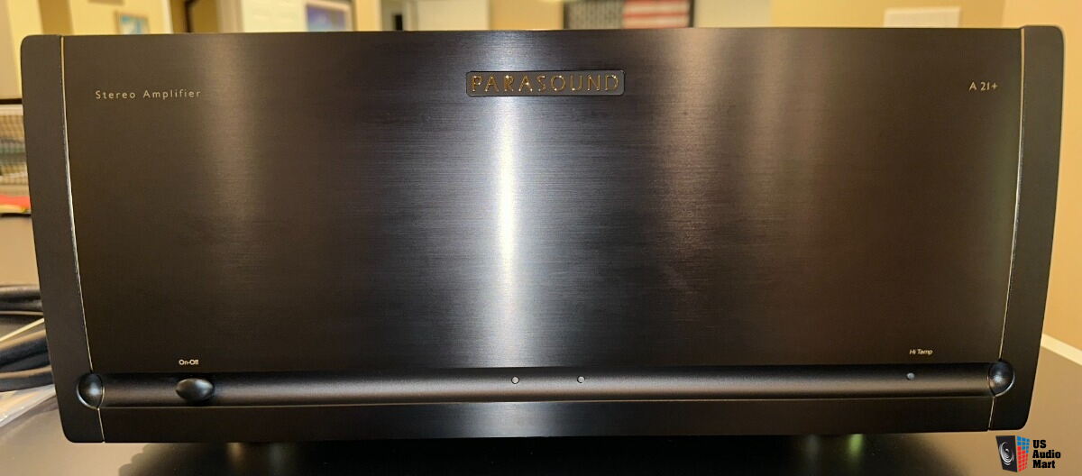 Parasound Halo A21+ Power Amplifier Black 300 watts x 2 Photo #4468180 ...