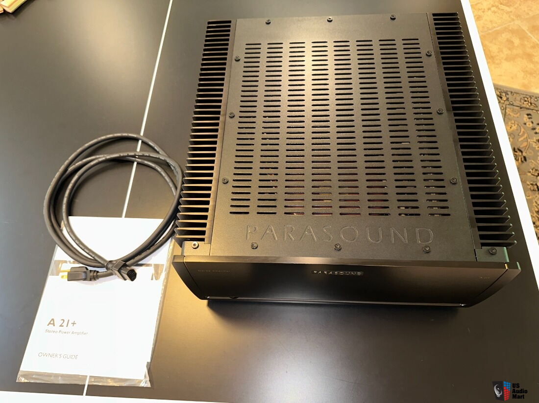 Parasound Halo A21+ Power Amplifier Black 300 watts x 2 Photo #4468180 ...