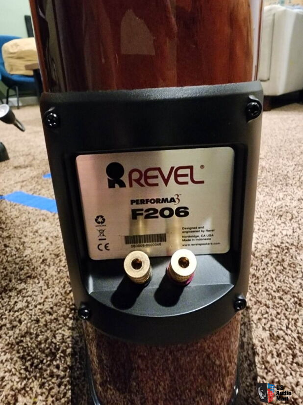 Revel F206 Performa3 Speakers in Gloss Walnut Photo #4468244 - US Audio ...