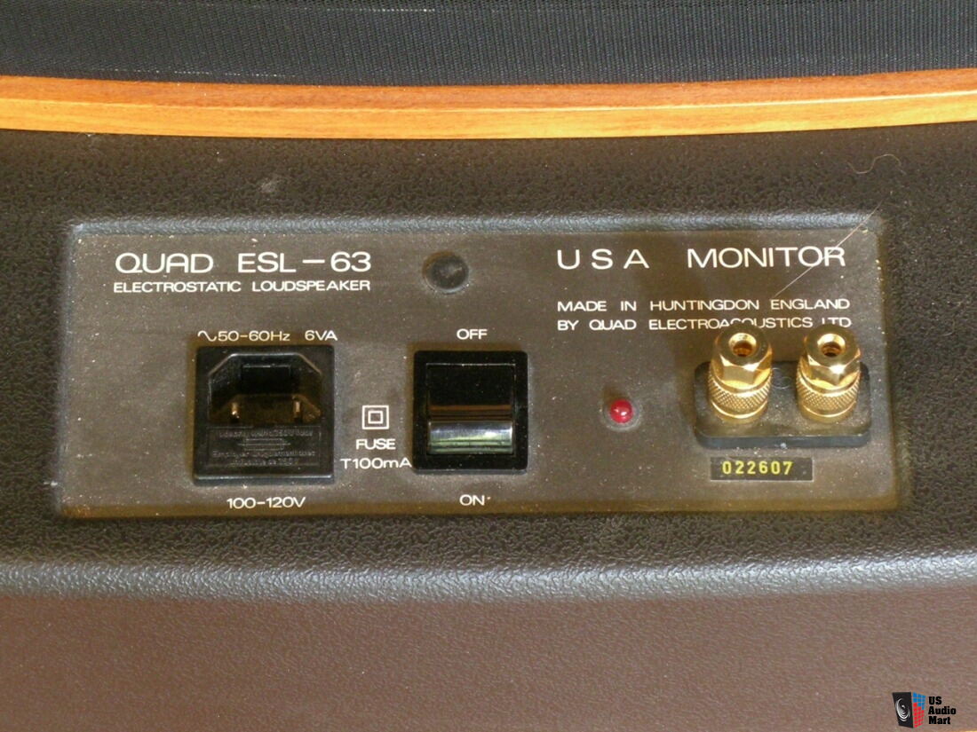 Quad ESL-63 Electrostatic Loudspeakers Photo #4469185 - US Audio Mart