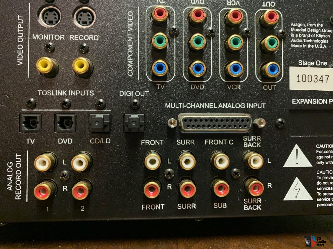 Aragon Stage One AV Stereo Preamp/Processor! Photo #4469552 - US Audio Mart