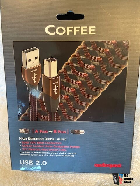 Audioquest Coffee USB. A to B. 1.5m Photo #4473744 - US Audio Mart