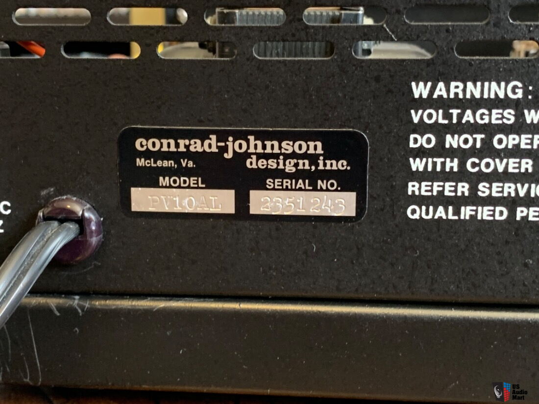 Conrad Johnson PV 10A with Phono stage Photo #4474801 - Canuck Audio Mart