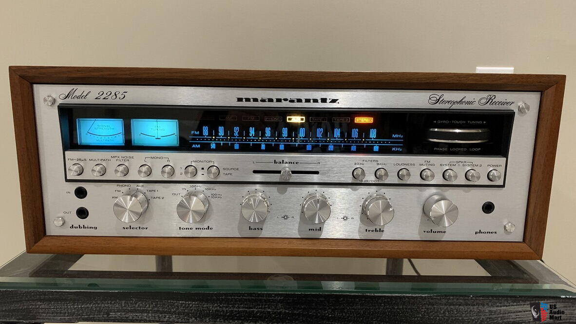 Marantz 2285 Receiver - WC-22 Cabinet - Serviced - MINT - FREE shipping ...