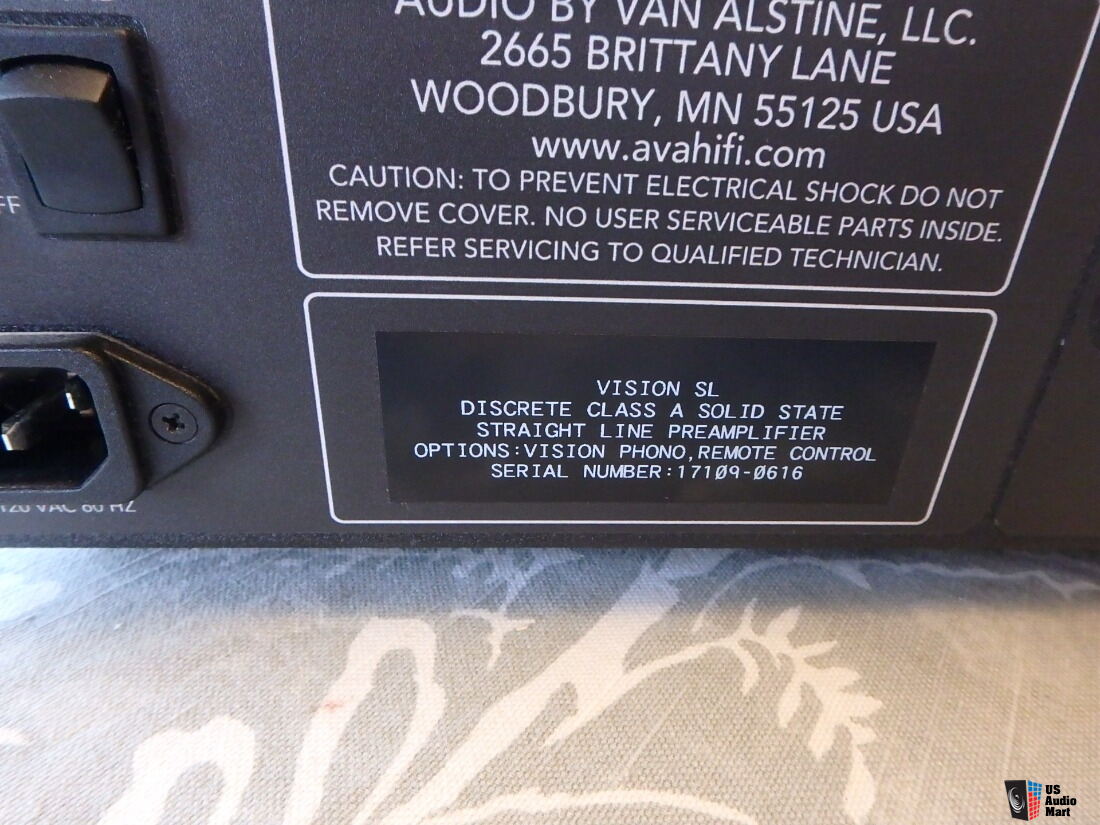 Audio by Van Alstine Vision SL Preamp w/ Vision MM Phono and Remote ...