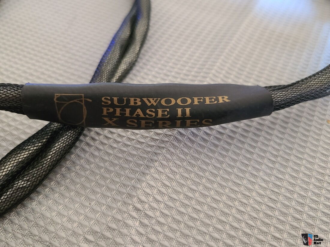 Synergistic Research Phase II X series subwoofer cable 3 meter with ...