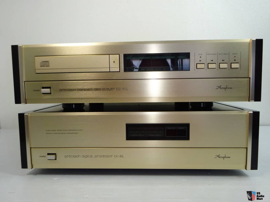 Accuphase DP-80L transport and DC-81L D/A CD converter - Gorgeous and ...