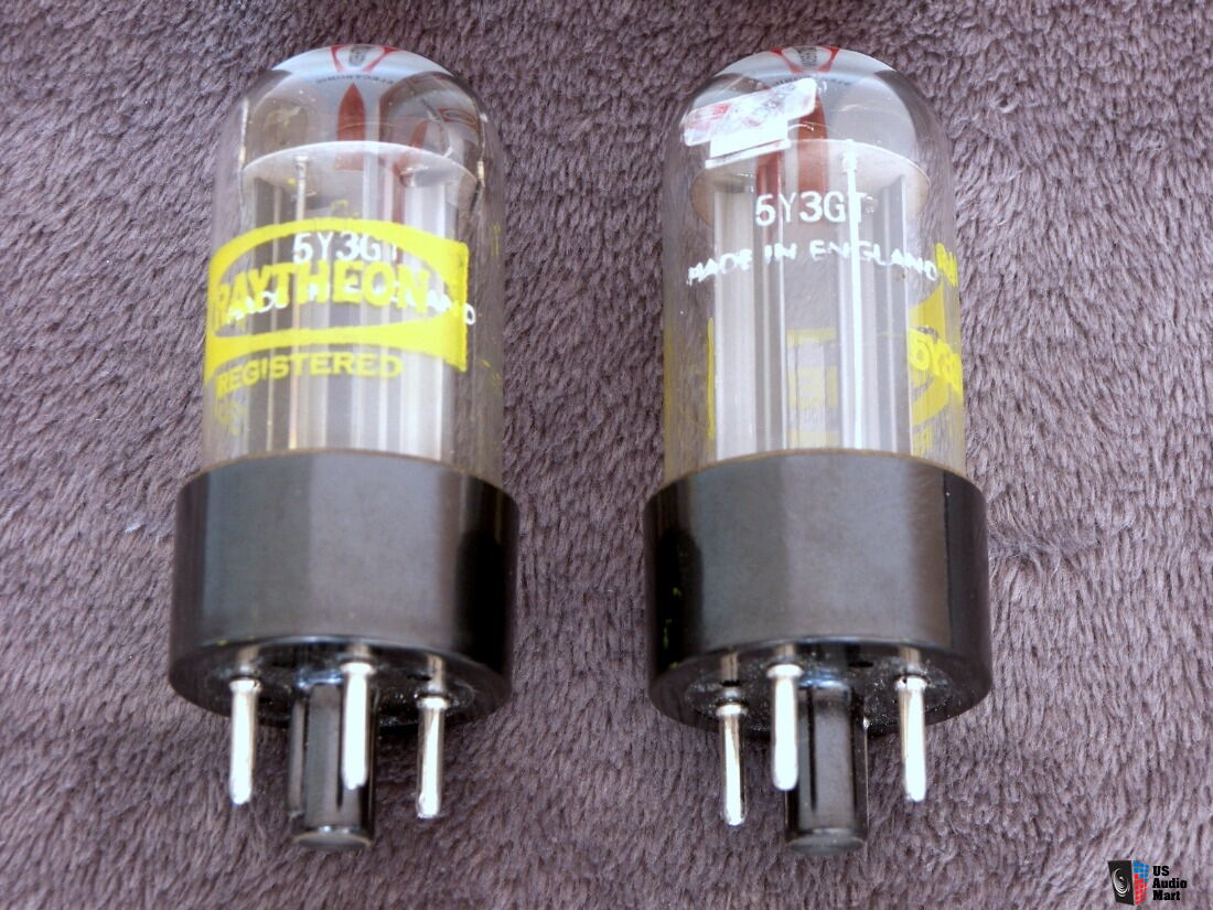 Raytheon 5Y3GT NOS Matched Pair, Made In England Photo #4480681 - US ...